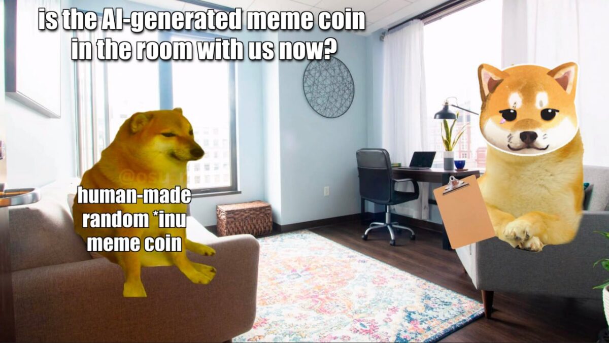 Fun memes about AI meme coin KIBSHI made by community - The First AI ...